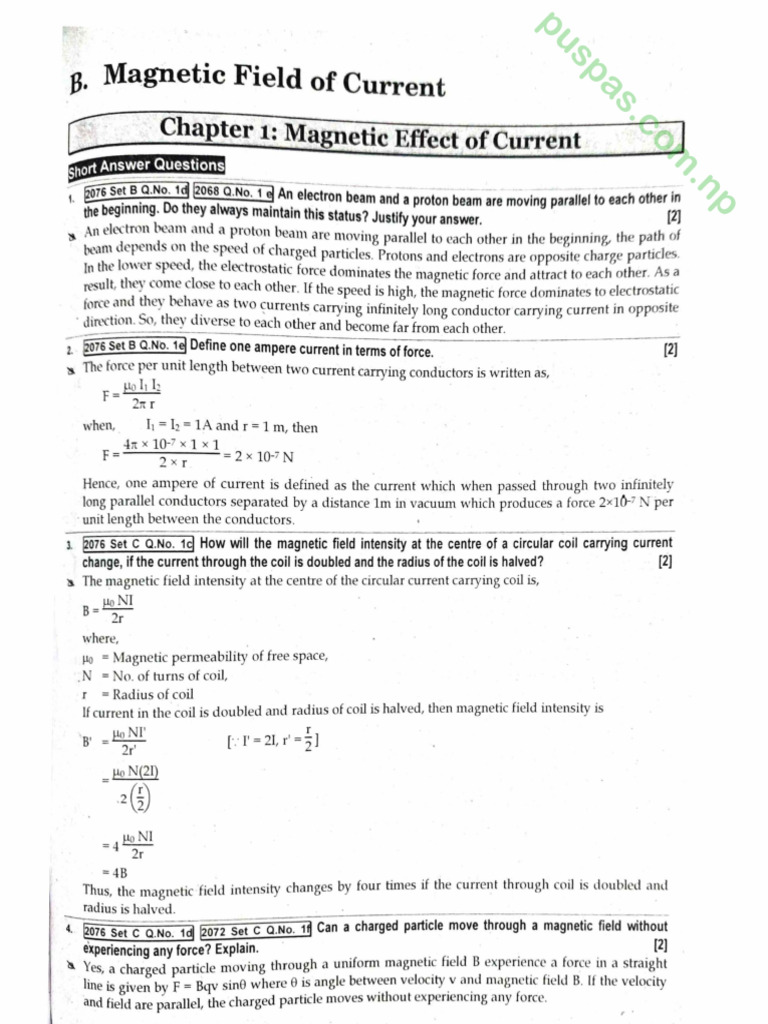 Magnetic Field | PDF