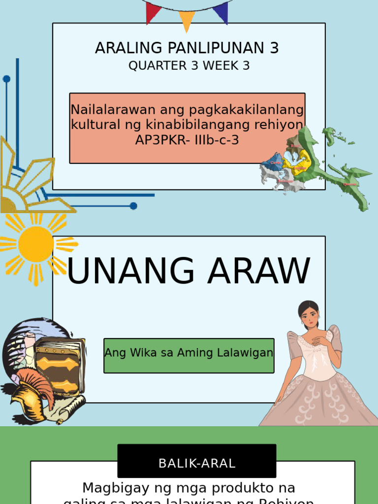 Araling Panlipunan 3: Quarter 3 Week 3 | PDF