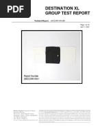 Fabric Test Report | PDF | Textiles | Textile And Clothing