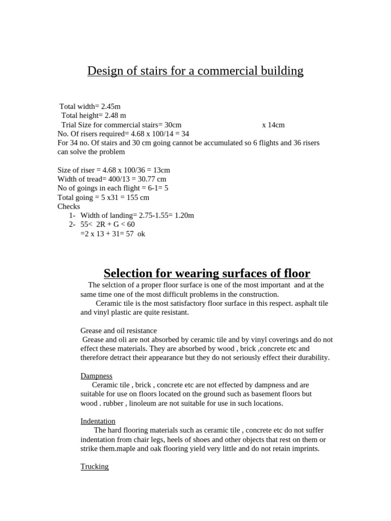Commercial Stair and Flooring Design Guide | PDF | Stairs ...