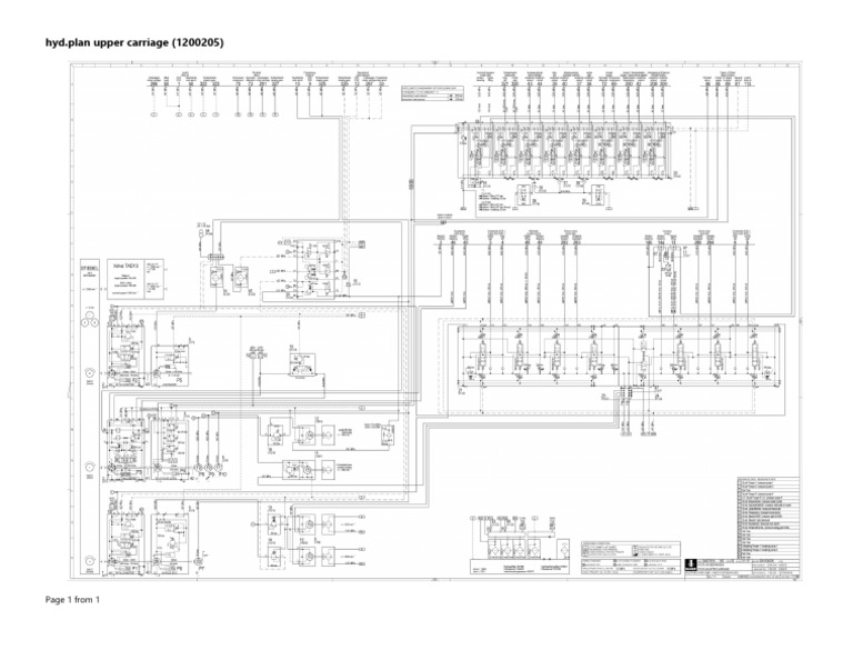 hyd.plan upper carriage (1200205) | PDF