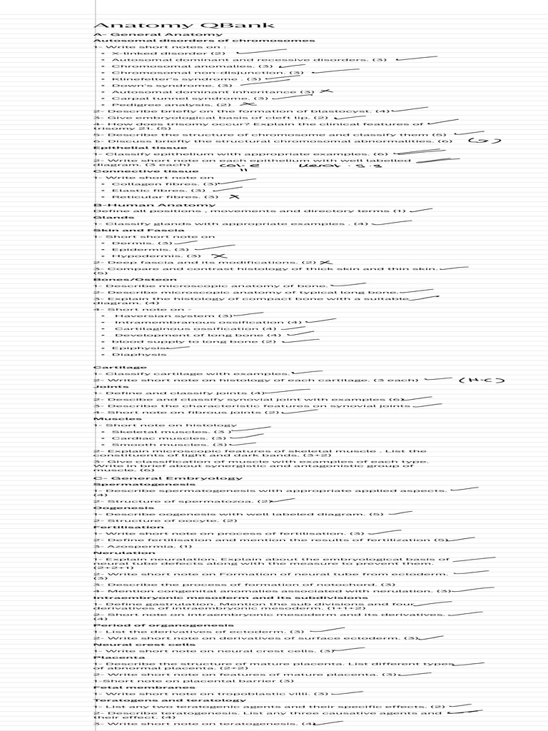 QBank | PDF | Skin | Anatomy