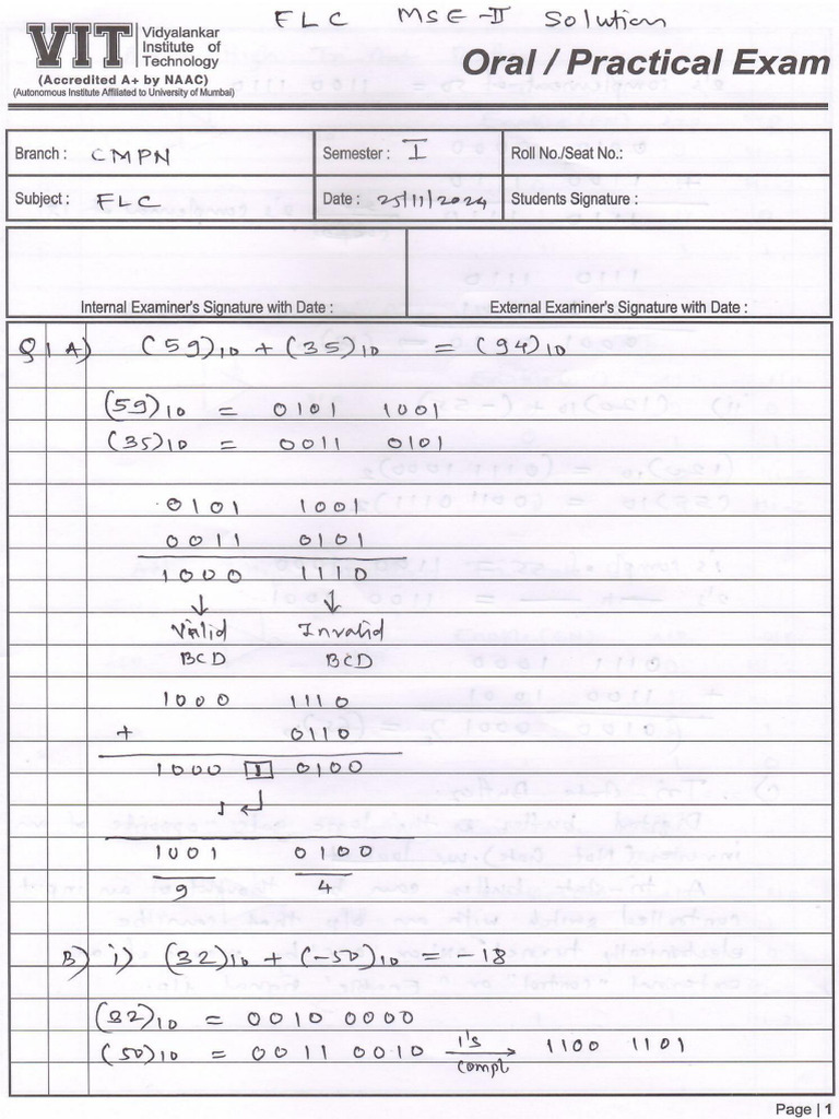 FLC Mse Ii Solution Scan | PDF