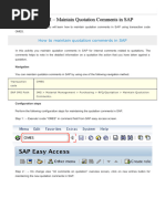 13 ME41 - How To Create RFQ (Request For Quotation) in SAP | PDF ...