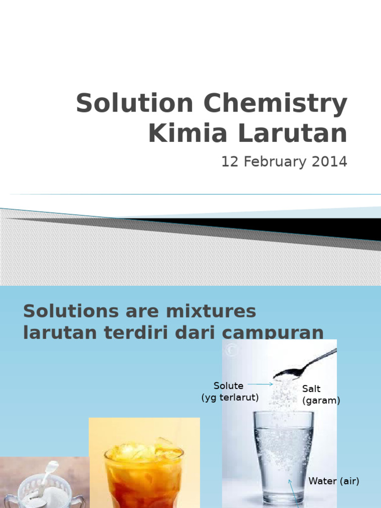 BC 3 - Larutan Kimia | PDF