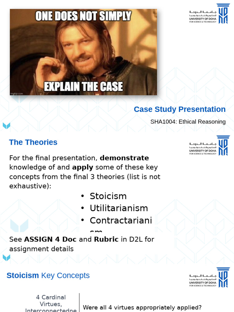 PPT12 Case Study Presentation KEY CONCEPTS | PDF | Utilitarianism | Applied Philosophy