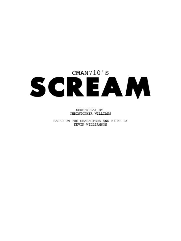 Cman710's Scream | PDF