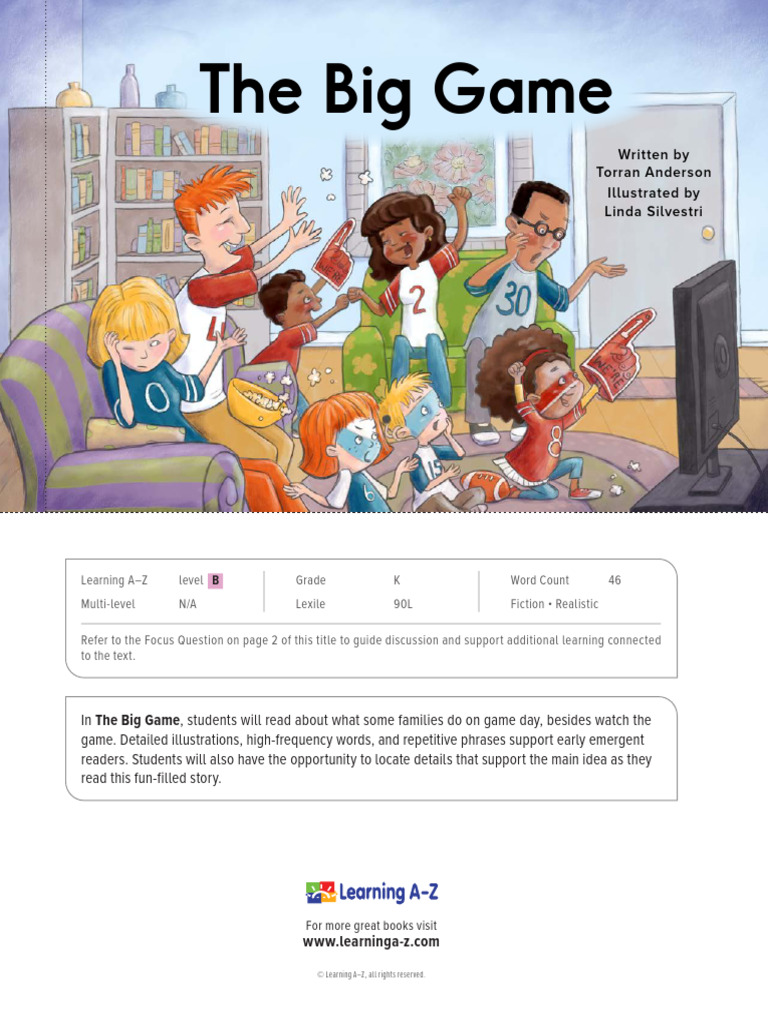 Game Day Activities for Families | PDF