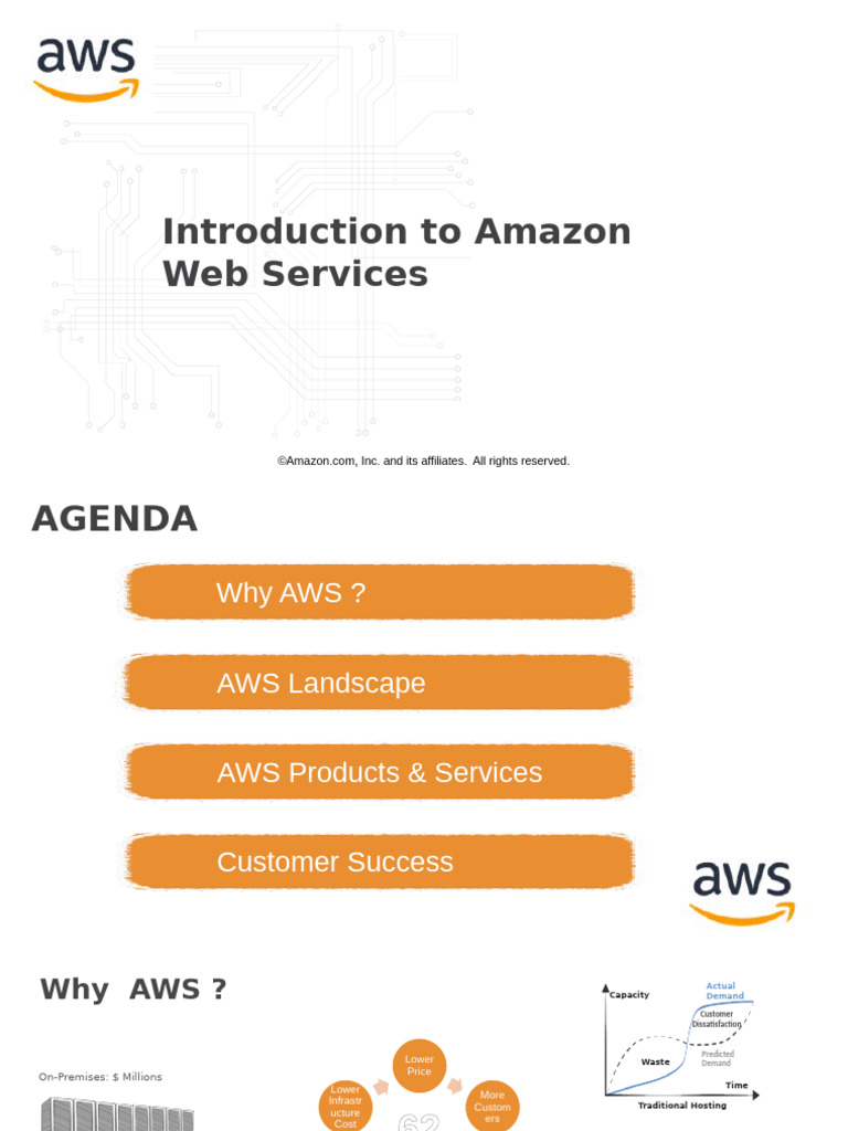Introduction to Amazon Web Services | PDF | Amazon Web Services ...