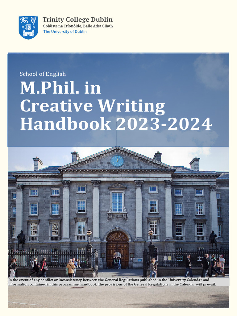 MPCW Course Handbook 2023 2024 | PDF | Postgraduate Education | Genre