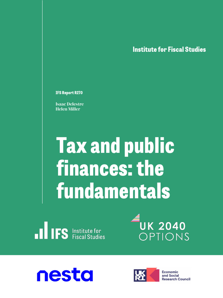 Fiscal Challenges for UK Policymakers | PDF | Taxes | Public Finance