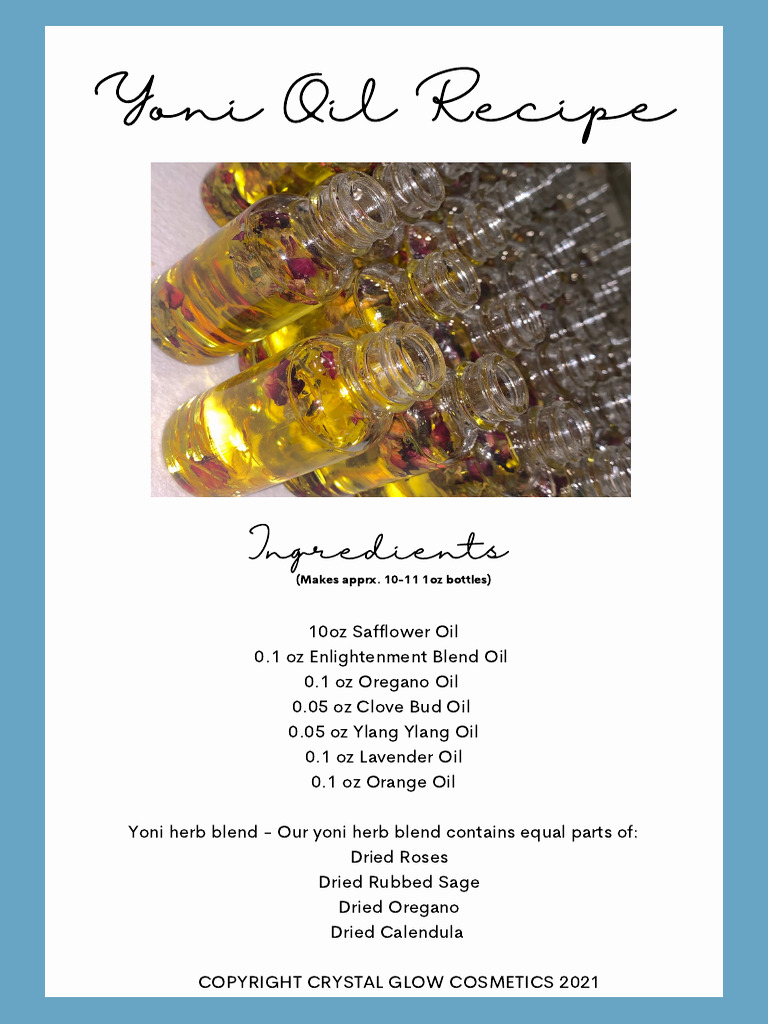 Easy_Yoni_Oil_Recipe | PDF
