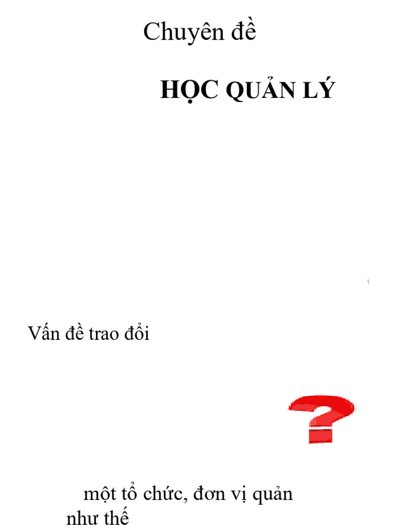 Quan Ly Va TLH Quan Ly | PDF
