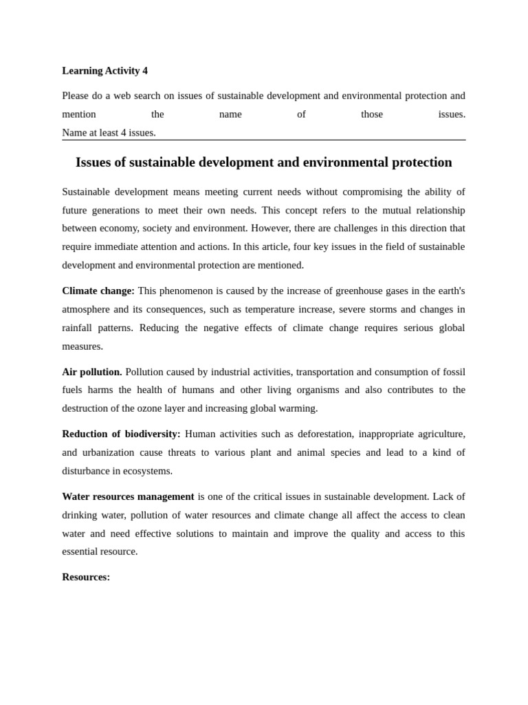 Learning Activity 4 | PDF