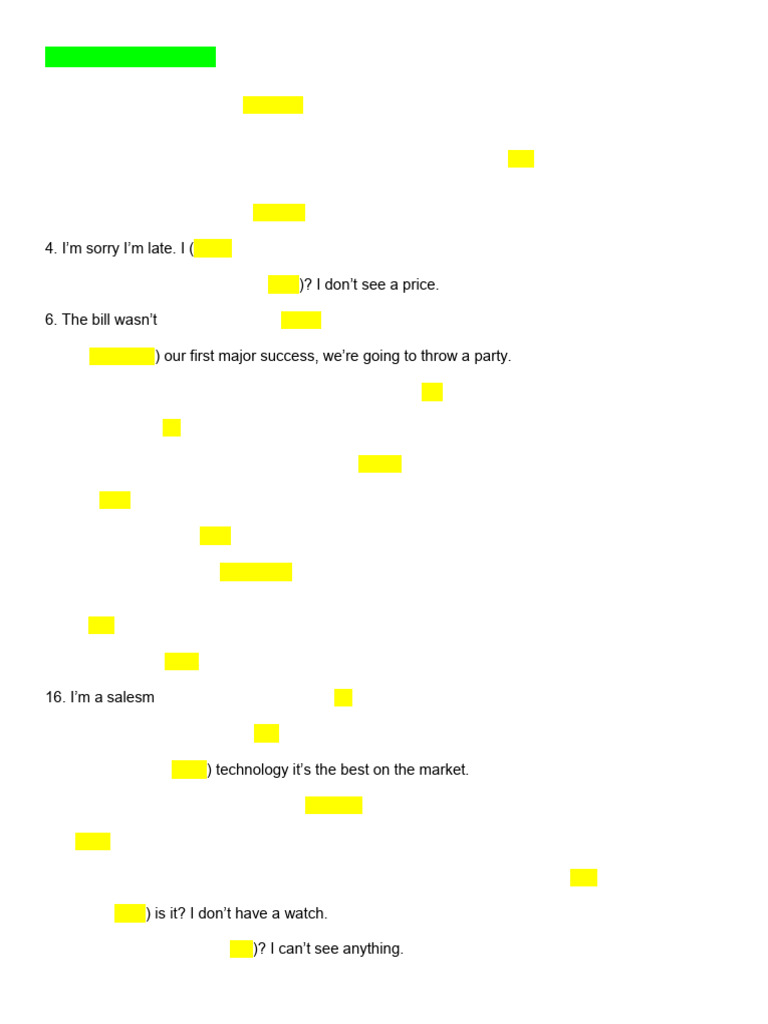 Versant Test Practice Questions | PDF