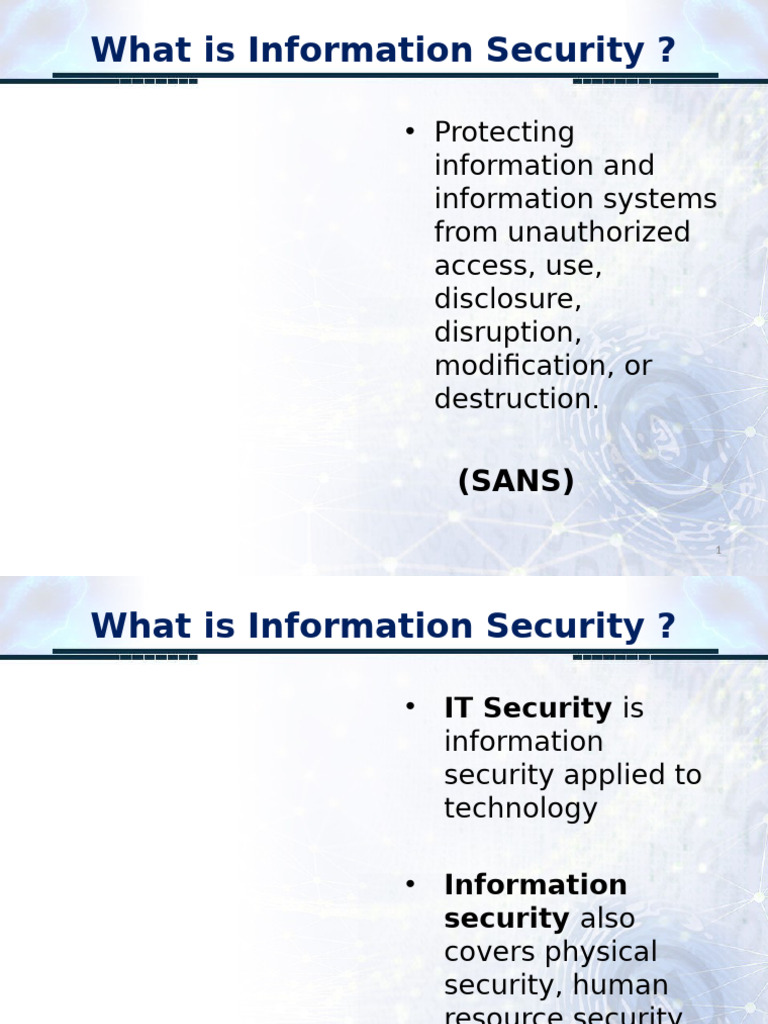 Cs205 Information Security Transformation | PDF | Information Security | Security