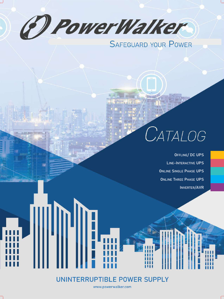 PowerWalker Catalogue 2021-2022 Compressed | PDF | Battery Charger | Power Supply