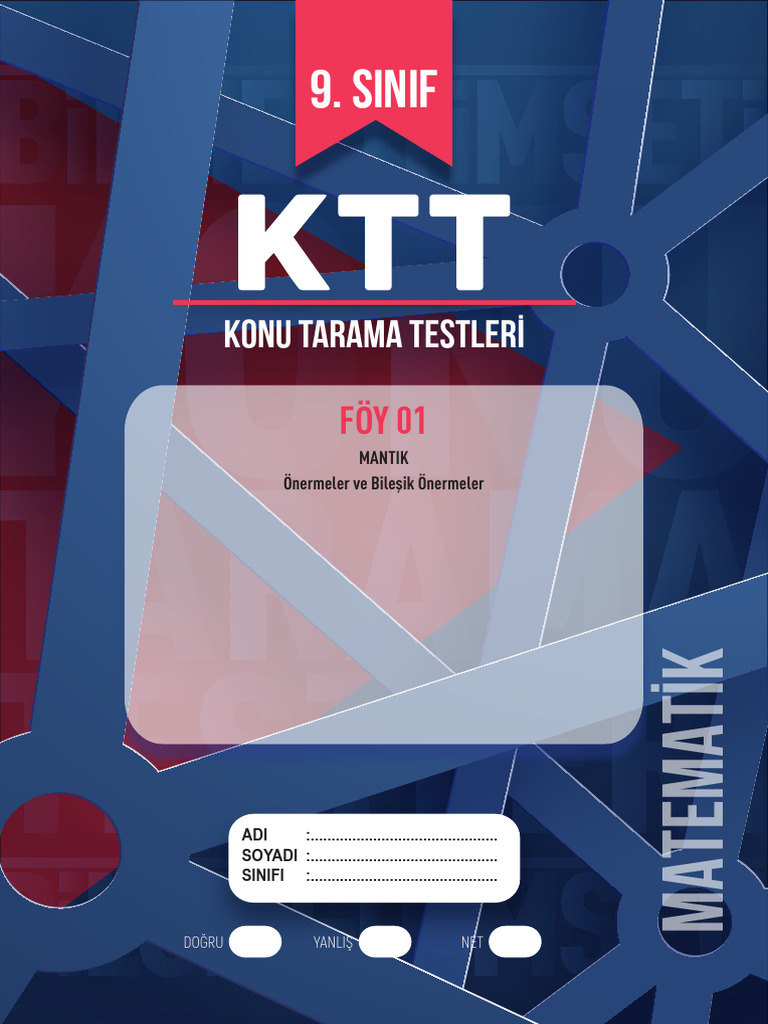 Sınıf Matematik - KTT - FÖY - 1 - Ornek | PDF