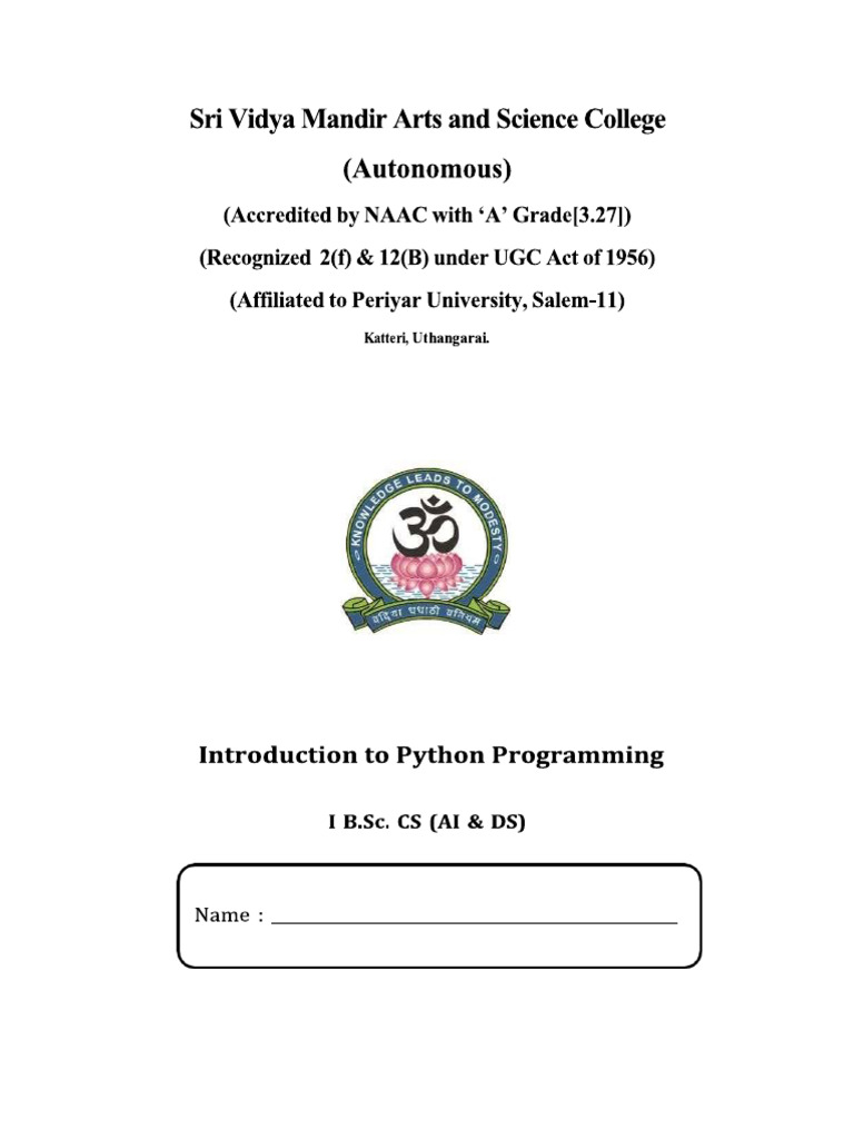 Python AI & DS | PDF