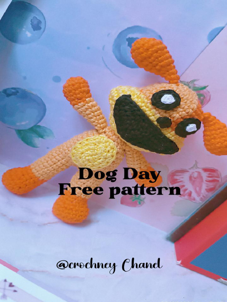 Patron Dog Day @crochneychanel | PDF