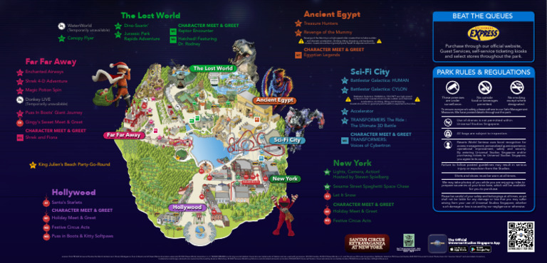 Universal Studios Singapore Park Map_EN | PDF