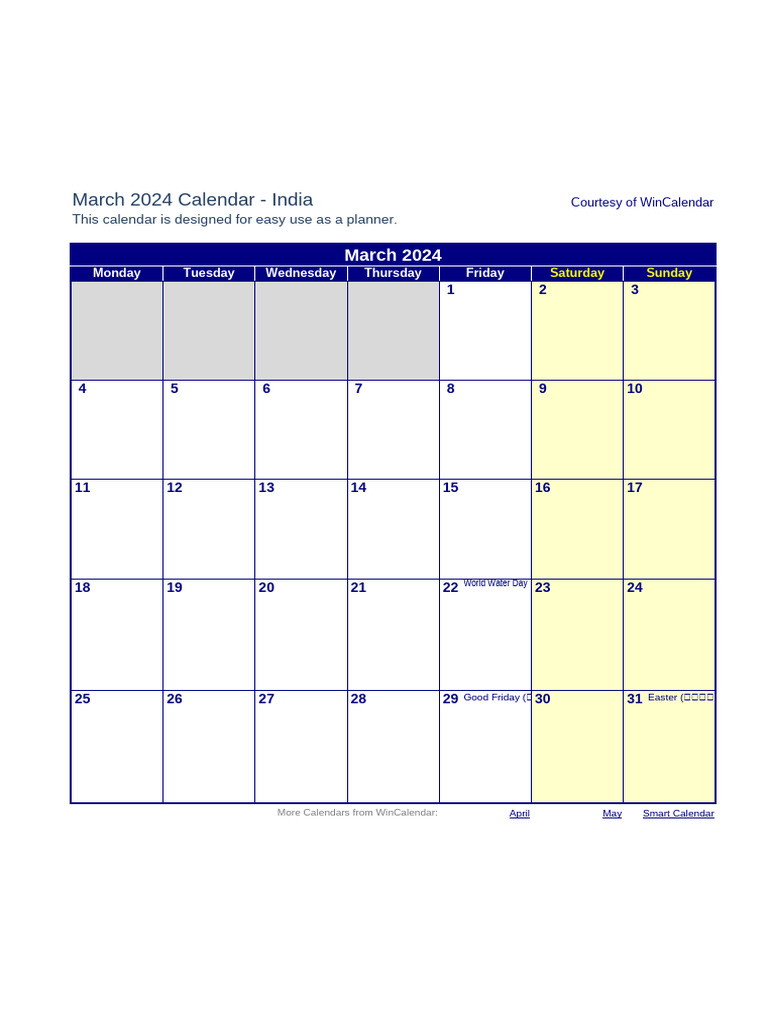 march-2024-calendar | PDF