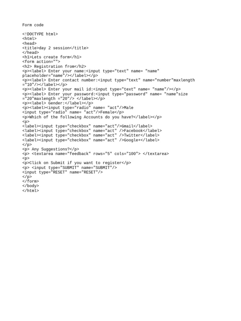 Harshitha HTML | PDF