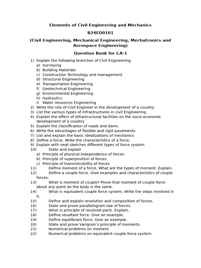 Question Bank - ECEM | PDF