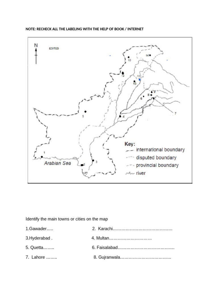 Solved Maps Edited 6 | PDF