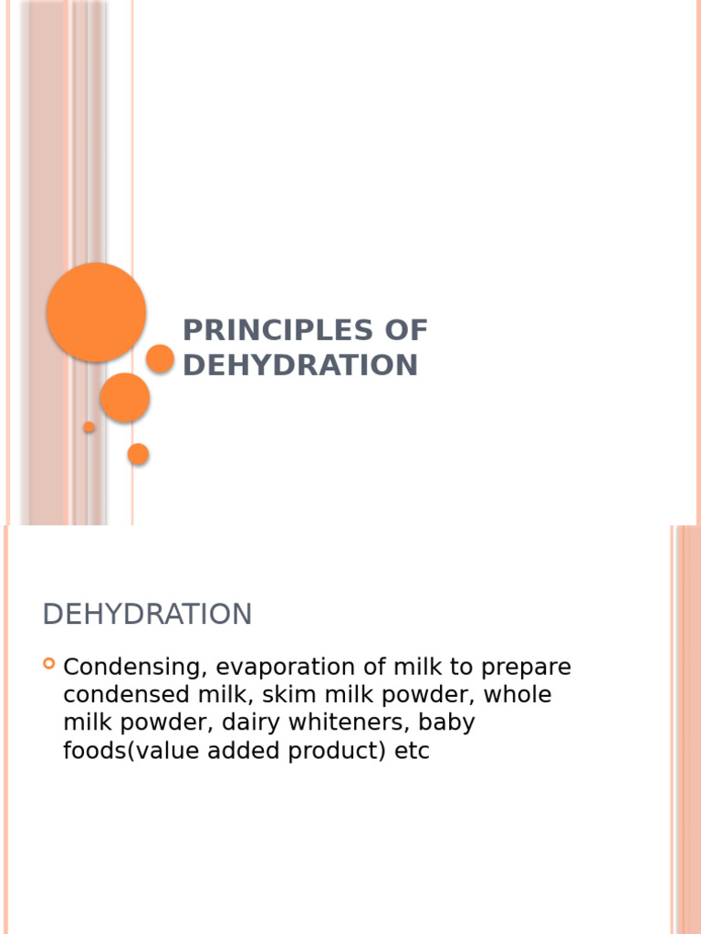 Dried Milk Production Methods | PDF | Milk | Powdered Milk