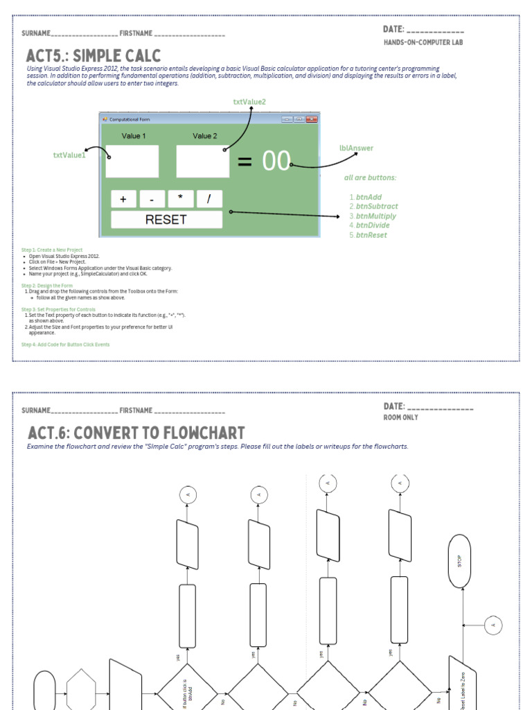 Vb.net_worksheet | PDF | Computer Science | Computer Programming