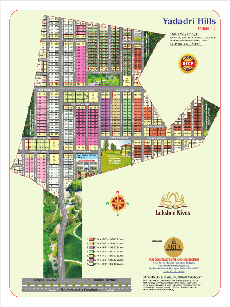 467094437-Yadadri Hills Layout Phase-I | PDF