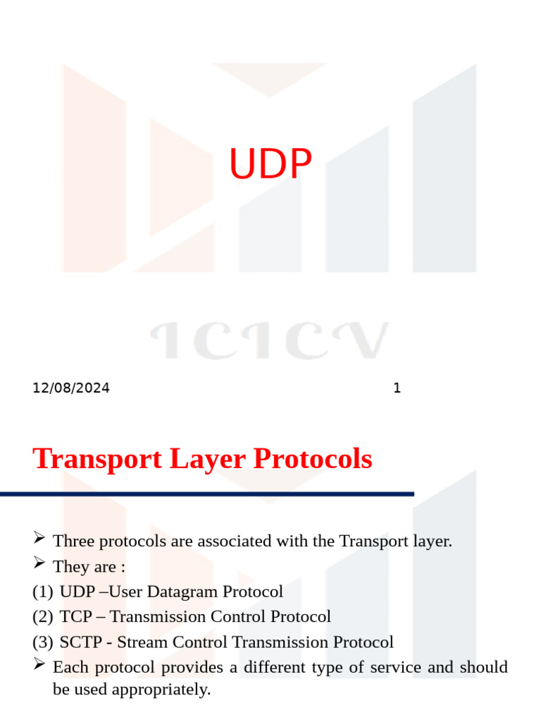 UDP u4 | PDF | Internet Protocols | Transmission Control Protocol