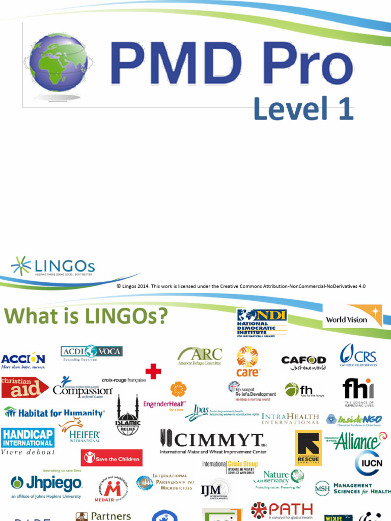 PMD Pro 1 - LINGOs - 3day F2F - English | PDF | Project Management
