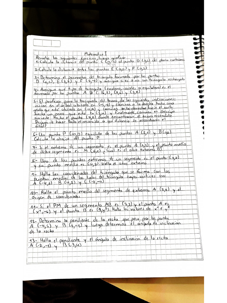 Retroalimentación Matemática I Oscar Santiago Sosa González | PDF