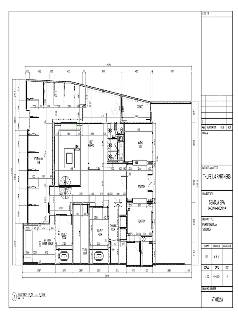 IN-0102.A PARTITION PLAN 1st FLOOR | PDF