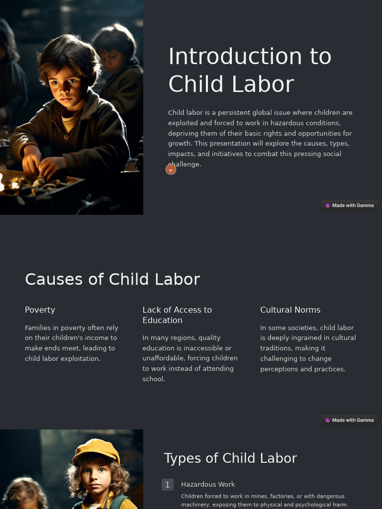 Introduction To Child Labor 2 | PDF | Child Labour | Poverty