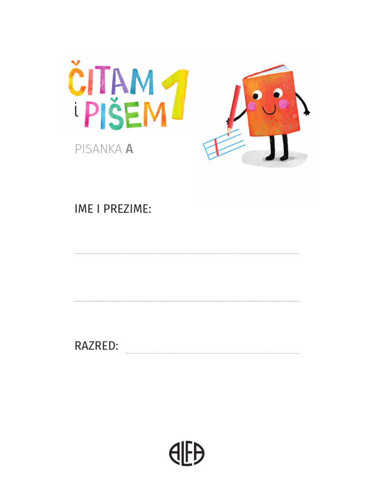 Stranice - Citam i Pisem 1 - Pisanka a-KB | PDF