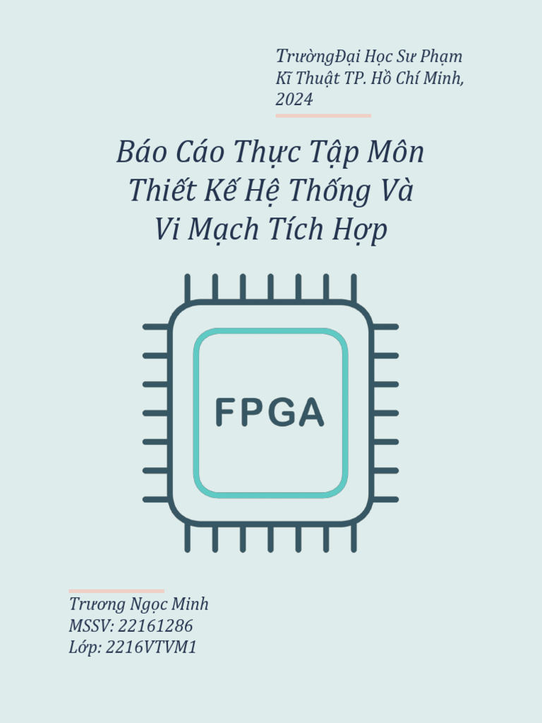 Báo cáo thực tập TKHT và VMTH | PDF