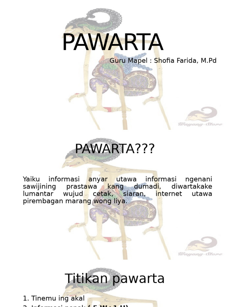 PAWARTA | PDF