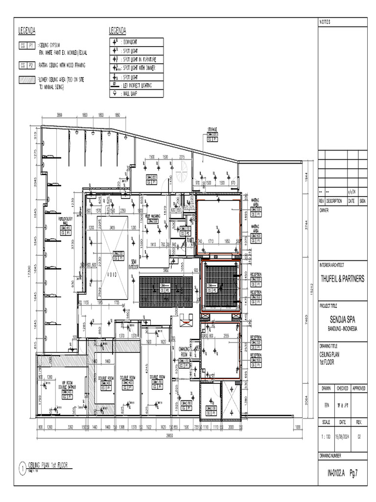 IN-0105.A CEILING PLAN 1st FLOOR | PDF
