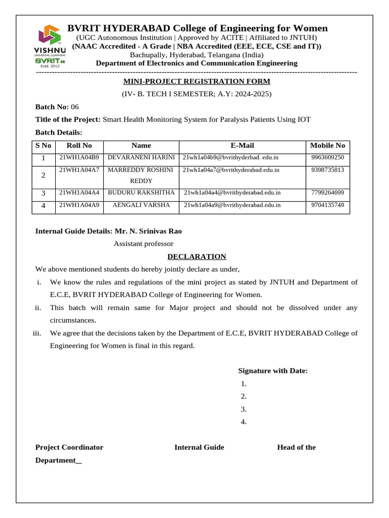 Mini_Project_Abstract_Final | PDF
