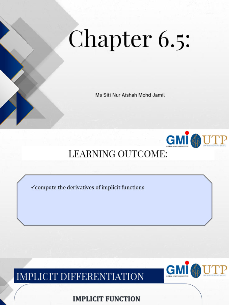 Chapter 65 Implicit Differentiation Pdf 