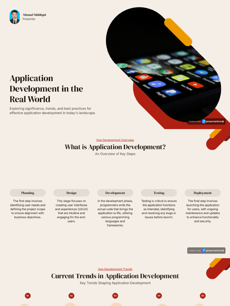 Application Development in The Real World Trends and Best Practices | PDF