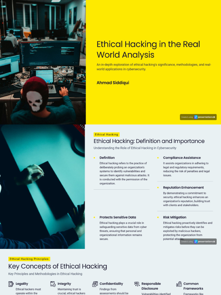 Ethical Hacking in The Real World Analysis | PDF