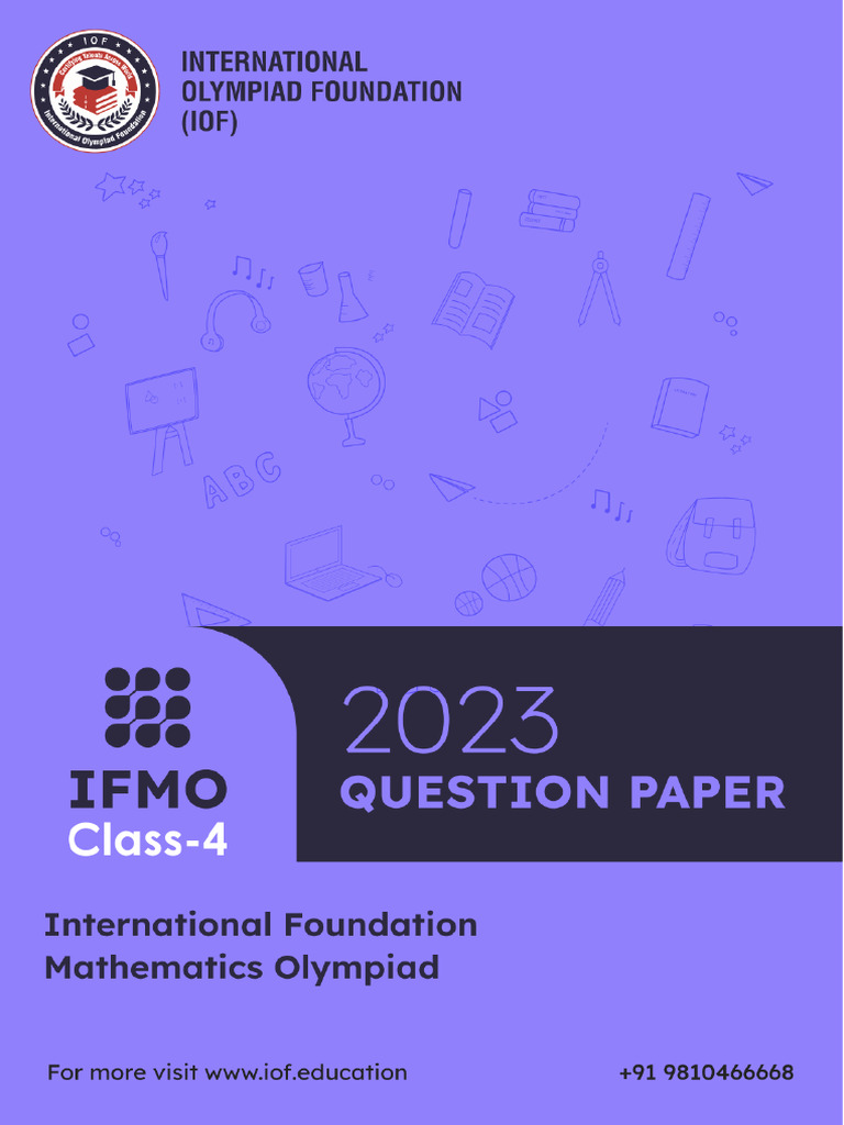 Class 4 IFMO Mathematics Olympiad 2023 | PDF | Division (Mathematics ...