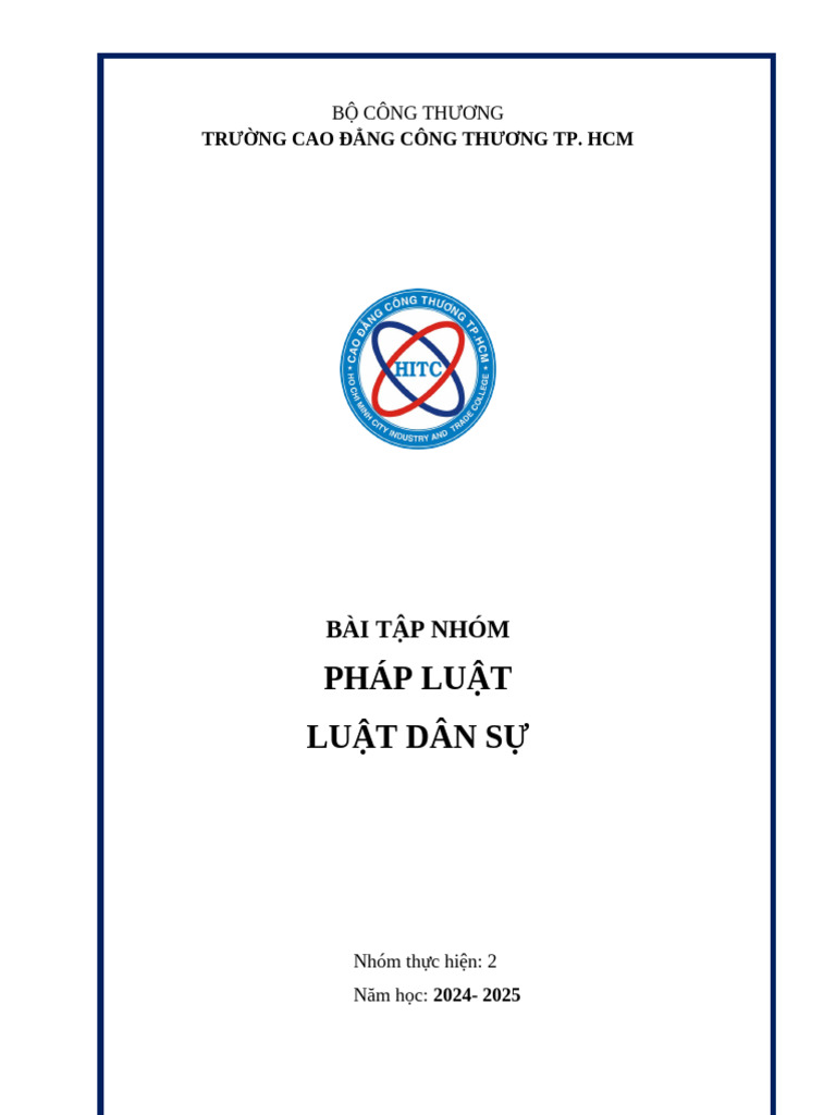 Luat Dan Su Nhom2 | PDF