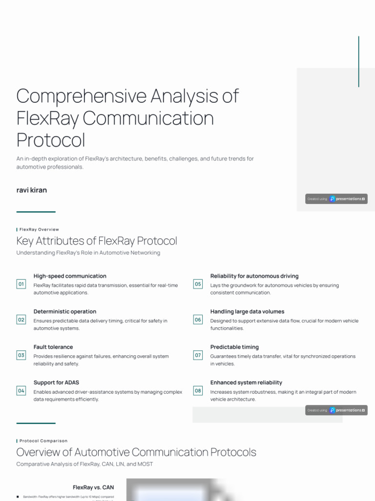Comprehensive Analysis of FlexRay Communication Protocol | PDF Comprehensive Analysis of FlexRay Communication Protocol | PDF