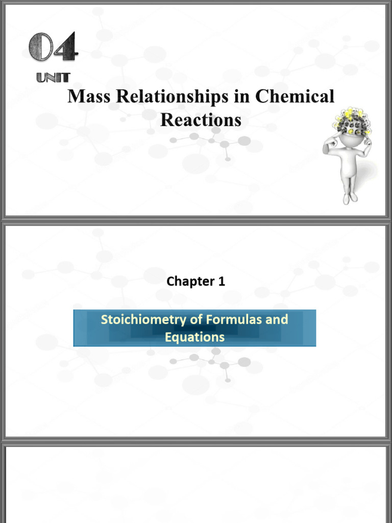 Unit 4. Stoichiometry (Main) | PDF | Mole (Unit) | Stoichiometry