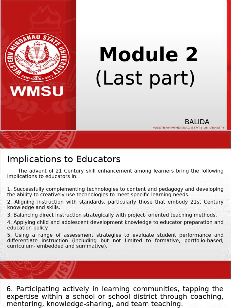 Ped 110 Balida - 124246 | PDF | Educational Assessment | Teachers